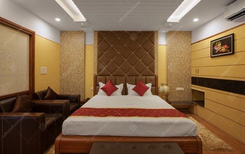 India Lance Hotel Project Furniture Set With SGS E1 / E0 Grade Plywood