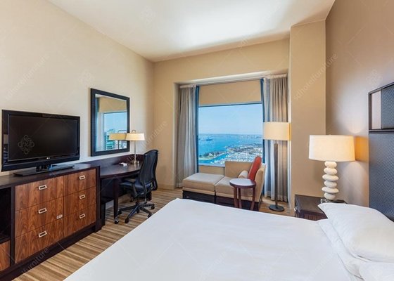 Commercial Modern Hotel Room Furniture Sets Customized Size