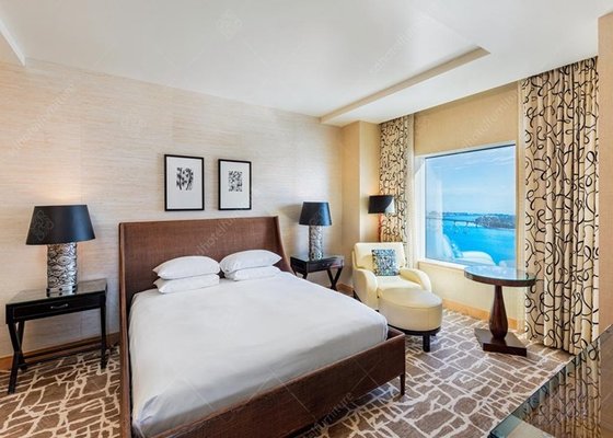 Commercial Modern Hotel Room Furniture Sets Customized Size