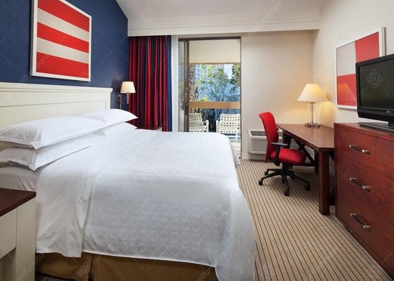 Commercial  Wood Hotel Bedroom Furniture Sets Taiwan TAIHO Brand Paint