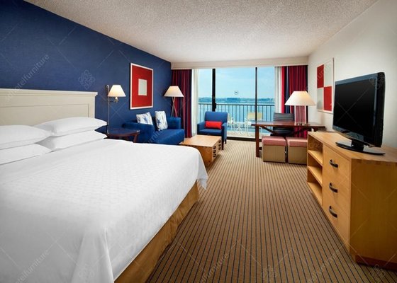 Commercial  Wood Hotel Bedroom Furniture Sets Taiwan TAIHO Brand Paint