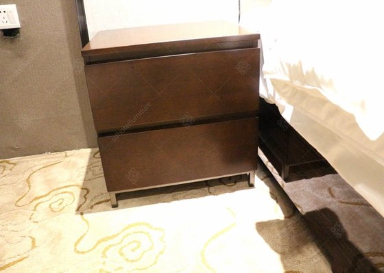 Shangdian Modern Economic King Bedroom Furniture Sets 3 Star Hotel Furniture