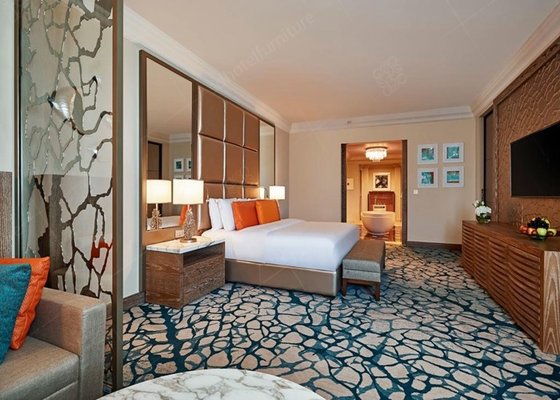 Modern Project Hotel Bedroom Suite Furniture Exquisite & Beautiful Surface