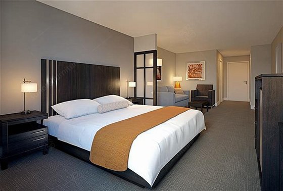 Eco - Friendly Hotel Bedroom Furniture Sets / Full Size Bedroom Sets