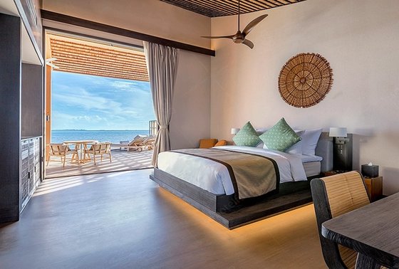 Eco - Friendly Hotel Bedroom Furniture Sets / Full Size Bedroom Sets