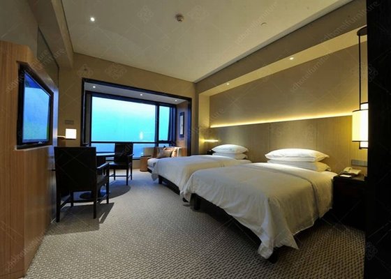 Luxury Guest Room Funriture Set With Plywood / Solid Wood Table