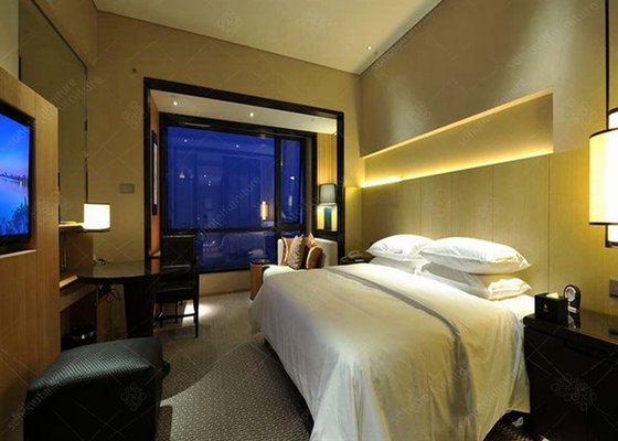 Luxury Guest Room Funriture Set With Plywood / Solid Wood Table