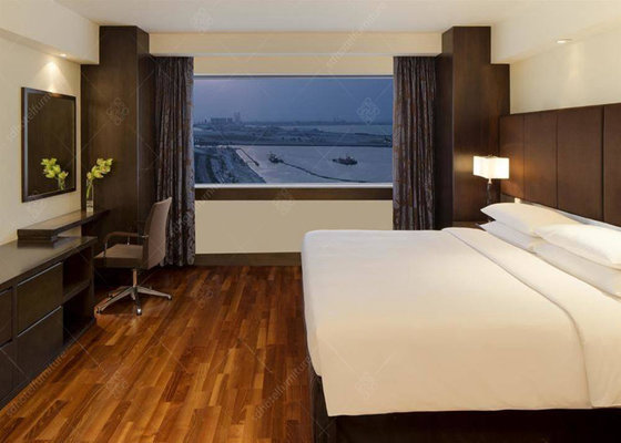 Custom Made Hotel Bedroom Suite Furniture  / Motel Room Furniture