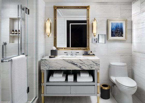 European Style Nordic Modern Hotel Furniture With Marble Material