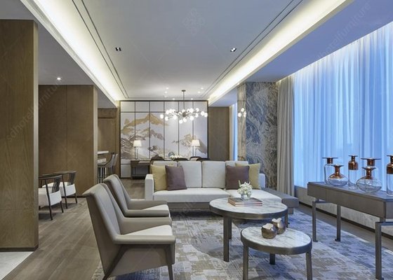 Luxury Hotel Bedroom Furniture For 3 - 5 Star Hotel / Modern Bedroom Sets