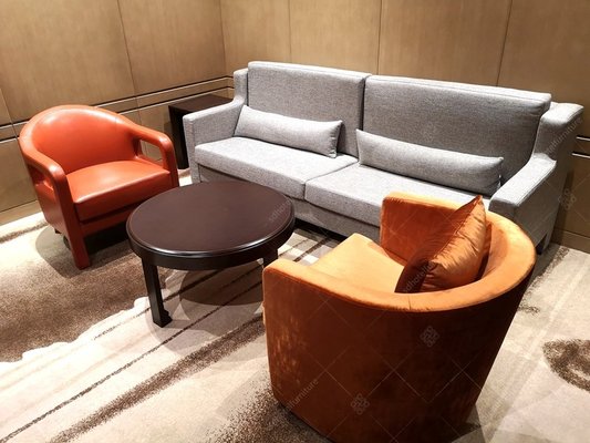 Customized Luxury Hilton Waldorf Hotel Bedroom Furniture Sets 3 Years Warranty