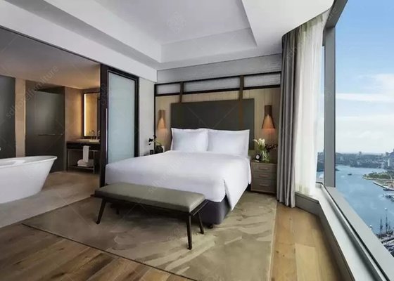 Concise Design Standard Hotel Furniture Environmental Friendly Lacquer