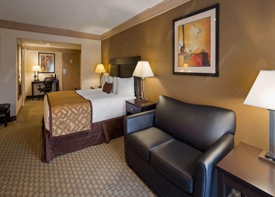 Contemporary Style European King Size Hotel Bedroom Furniture Sets Commercial