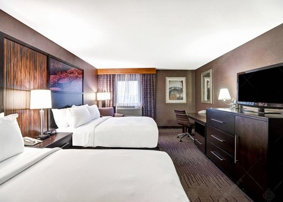 Luxury Art Hotel Bedroom Furniture Sets With Coffee Chair / Table