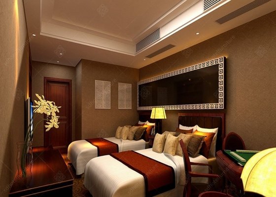 Wood Panel Style Hotel Apartment Furniture Sets With Fancy Hotel Furniture