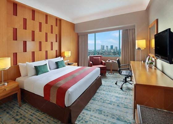 Multi Color Hotel Clearance Furniture , Italian Solid Wood Bedroom Furniture