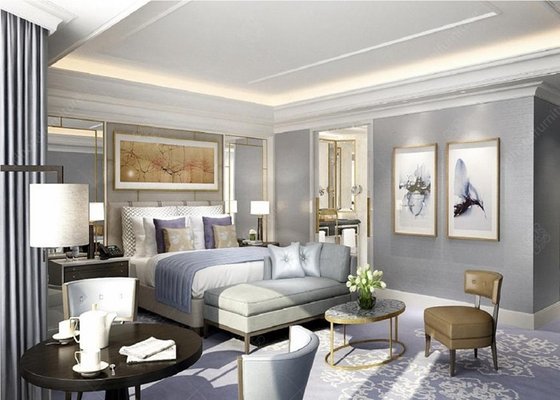Elegant Style Plywood Marriott Hotel Furniture For Bedroom Suite Furniture