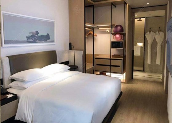 Full Set Wooden Cheap Hotel Furniture For 3 Star Hotel Bedroom Use