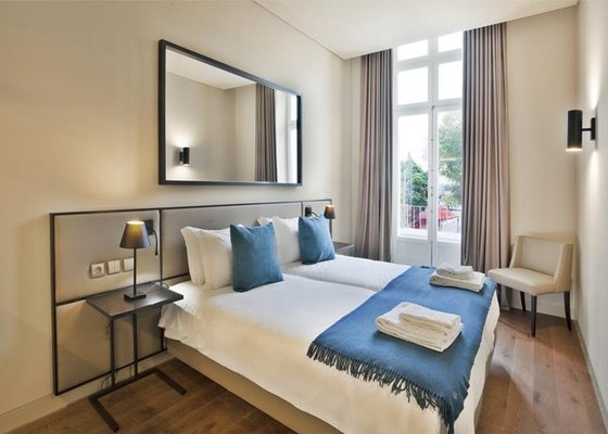 OEM Custom Goods Apartment Hotel Bed Room Furniture , Modern Bedroom Furniture Set