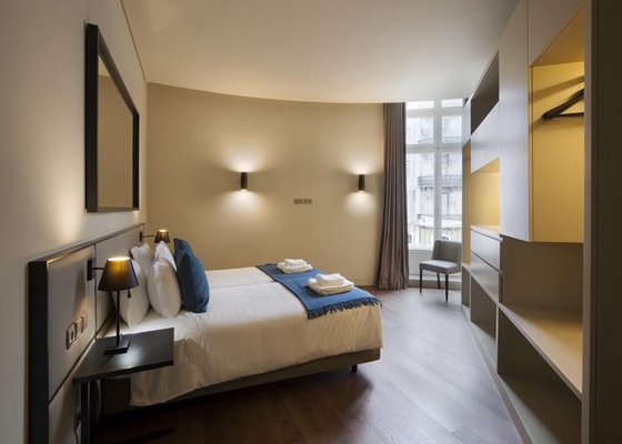 OEM Custom Goods Apartment Hotel Bed Room Furniture , Modern Bedroom Furniture Set