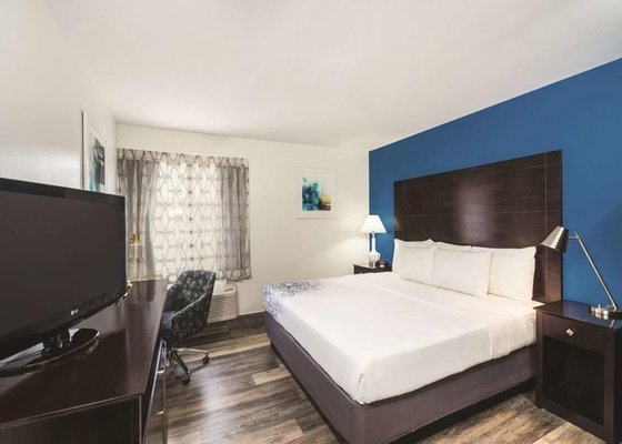 Laminate Table Blue Latest Holiday Inn Express Hotel Guest Room Furniture Set