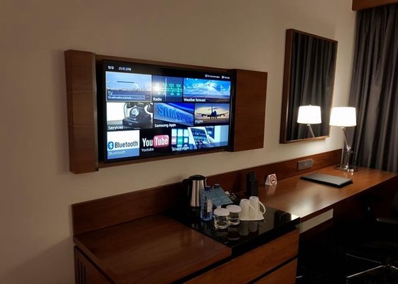 Solid Wood Cheap Hotel Bedroom Furniture MDF Panel With Melamine Finished