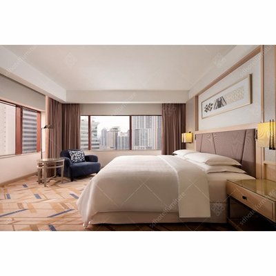 Wooden Customized Hotel Bedroom Furniture Sets With Living Room Furniture