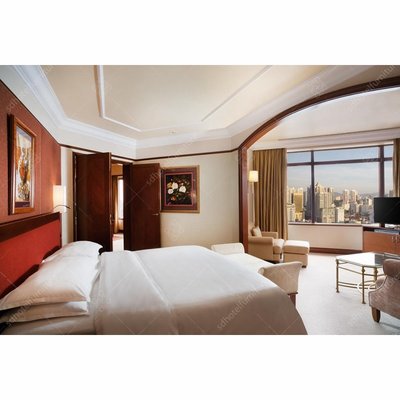 Wooden Customized Hotel Bedroom Furniture Sets With Living Room Furniture