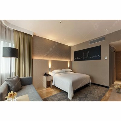 Solid Wood 5 Star Hotel Furniture / Hotel Furniture Bedroom Furniture