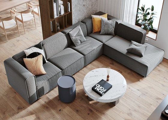 Corner Sofa Hotel Furniture L Sofa