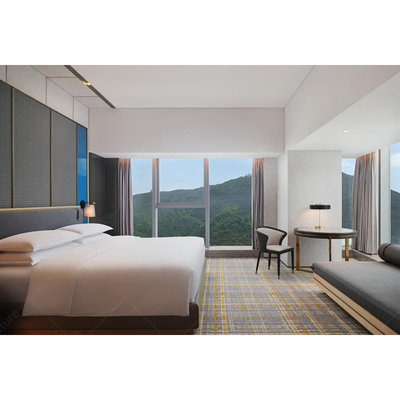 Custom Made 3 4 5 Star Hotel Bedroom Furniture For Overseas Hotel
