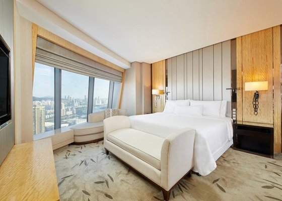 5 Star Multicolor Rosewood Hotel Bedroom Furniture Sets