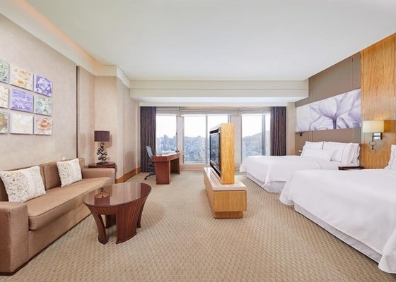 5 Star Multicolor Rosewood Hotel Bedroom Furniture Sets