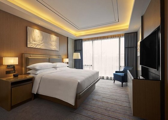 Luxury Stainless Steel Decoration Nightstand Hilton Hotel Furniture