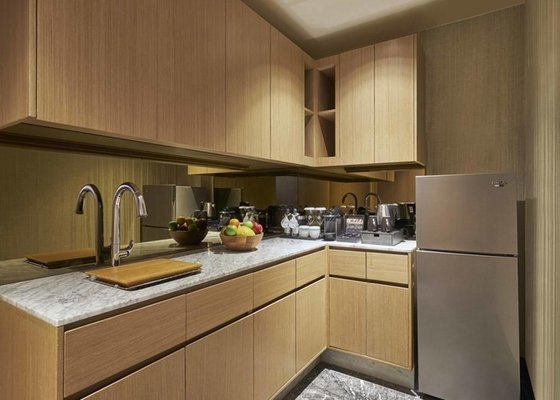 Luxury Stainless Steel Decoration Nightstand Hilton Hotel Furniture