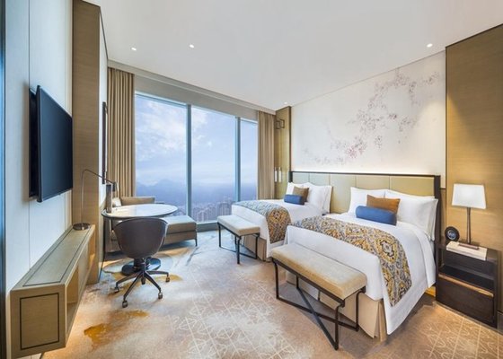 Chinese Style Customization MDF Hotel Bedroom Furniture Sets