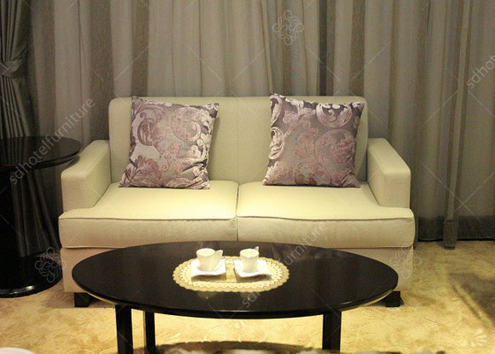 Antique Business Type Hotel Bedroom Furniture Covered With Glossy Lacquer Finish