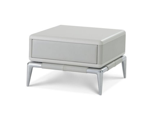 Hotel Corner Wooden Tv Table Stand , Commercial Hotel White Oak Tv Cabinet