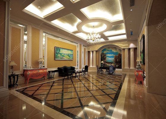 Solid Wood Modern Reception Furniture , Comfortable Relax Fabric Lobby Furniture Sets