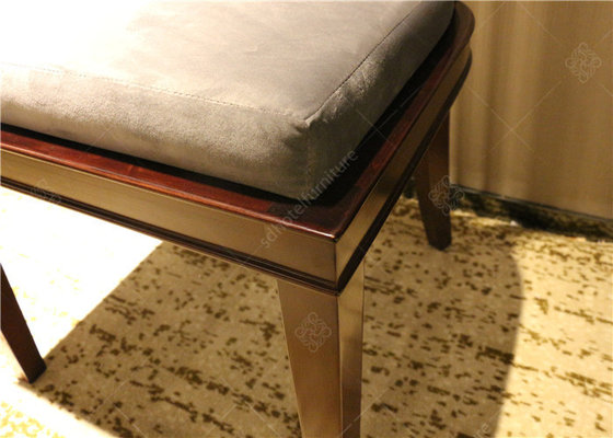 Highly Endurable Restaurant Hotel Room Chairs Solid Wood Simple Style Customized