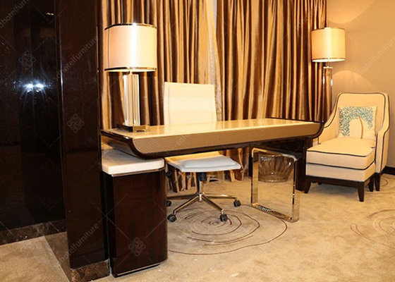 Veneer And Marble Five Star Hotel Furniture , King Size Hotel Style Bedroom Furniture