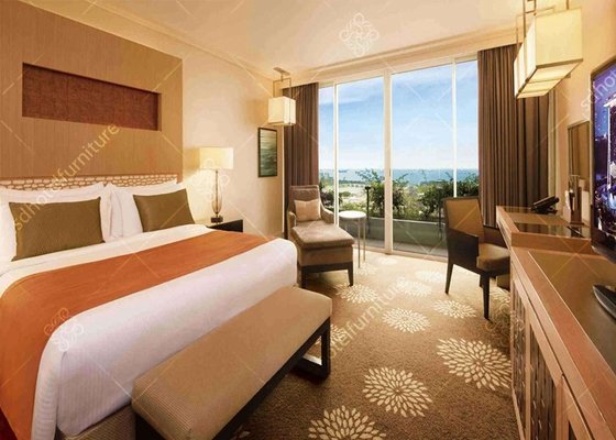 Affordable Durable Hotel Bedroom Furniture Sets Environment - Friendly High Standard