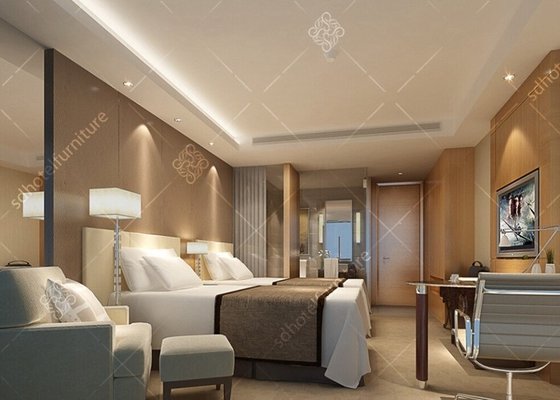 Foshan Furniture Manufacturer Trendy Modern Hotel Bedroom Furniture Sets
