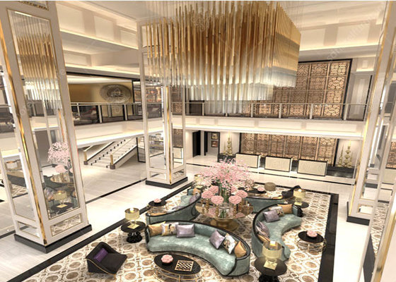 Elegant Luxury 5 Star Hotel Lobby Furniture Color Optional Customized High Grade
