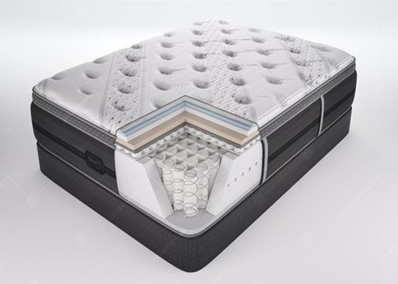 Luxury  Five Star Marriott Hotel Bed Mattress Knitted Fabric Highly Endurable