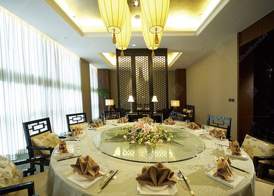 Highly Endurable Commercial Restaurant Furniture High Density Sponge Traditional Style