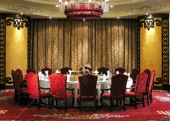Highly Endurable Commercial Restaurant Furniture High Density Sponge Traditional Style