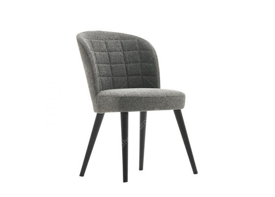 Restaurant Modern Dining Chairs , Comfortable Leather Waiting Room Seating