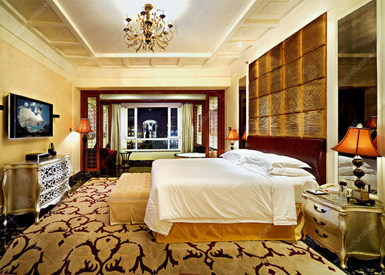 High Standard Luxury Hotel Bedroom Furniture Environment - Friendly Customized