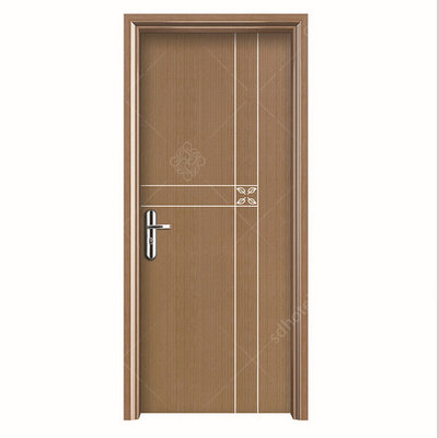 High Standard Hotel Fixed Furniture Wood Bedroom Doors Endurable Shockproof Sound Proof